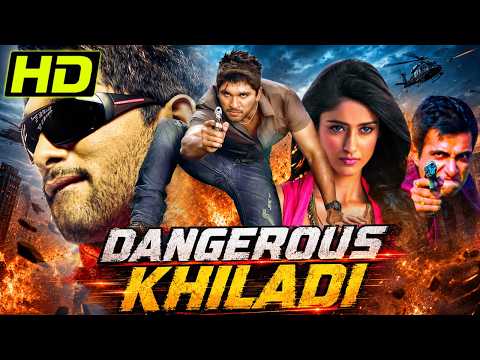 Dangerous Khiladi (HD) | Allu Arjun's Action Hindi Dubbed Movie l Ileana D'Cruz, Sonu Sood