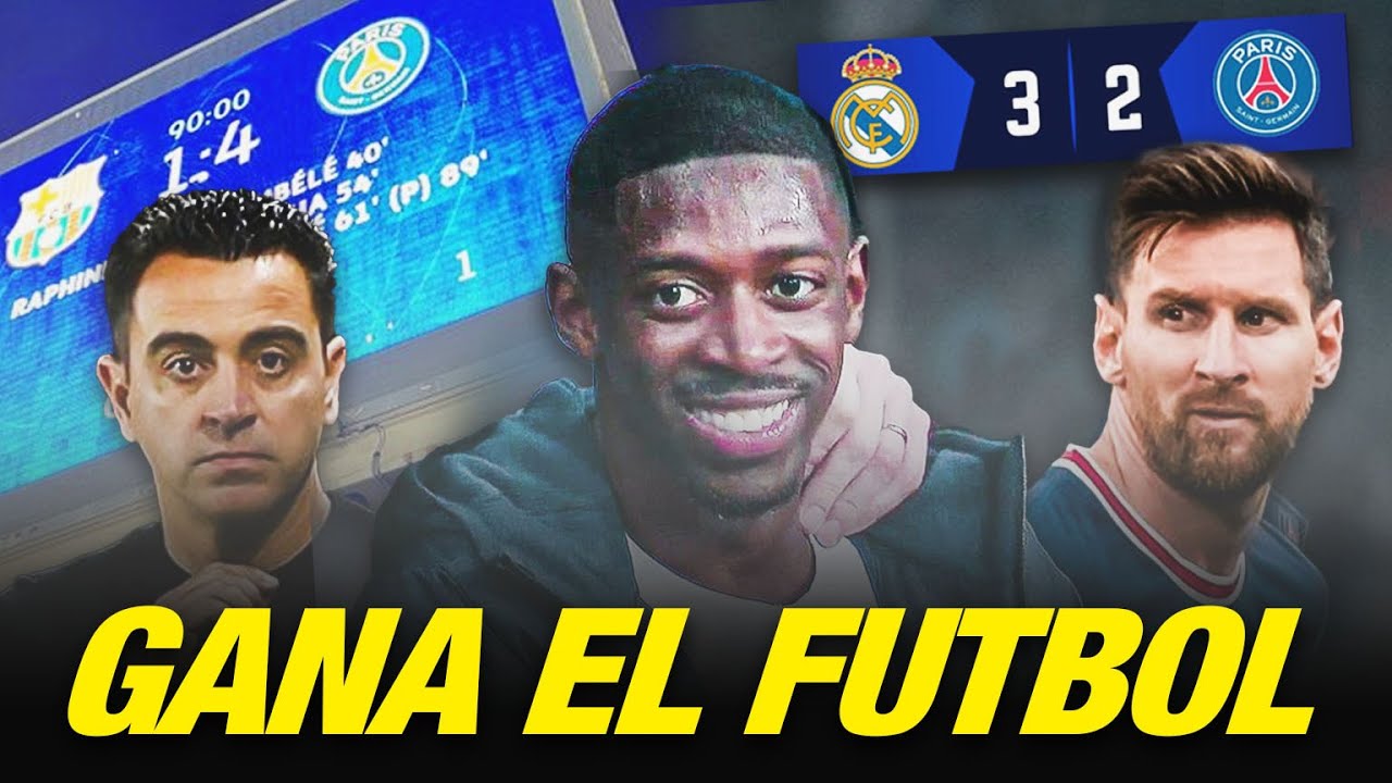 DEMBELÉ SE BURLA DEL BARCA y MESSI - REMONTADA HISTÓRICA (ROJA ARAUJO ...