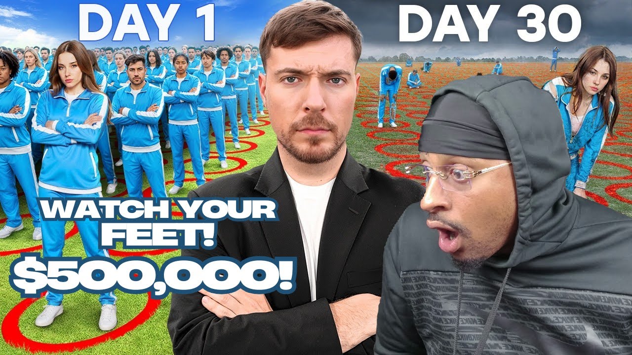 100 People, 100 Circles, 1 $500,000 Winner - REACTION #fyp - YouTube