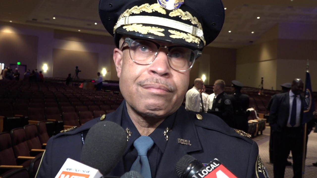 Chief Craig speaks to media following the graduation of Class of 2020-B ...