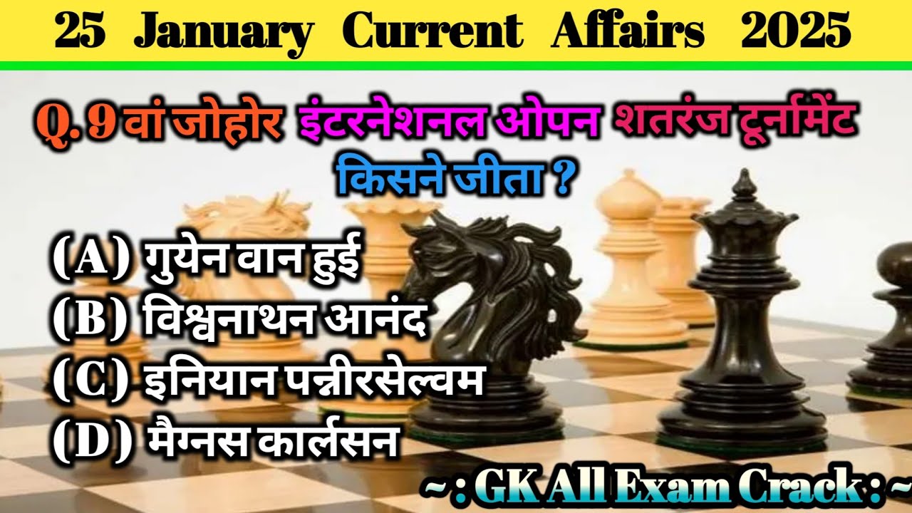 25 January Current Affairs | January 2025 current affairs adda247 ...
