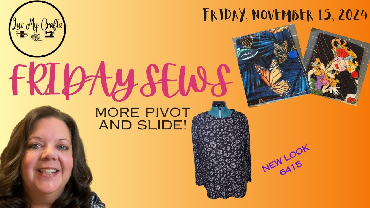 #fridaysews Episode 17 More Nancy Zieman with New Look 6415 - YouTube