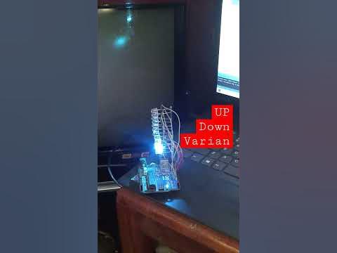 Arduino Uno + LED RGB, Running LED Variasi Naik Turun #shorts - YouTube