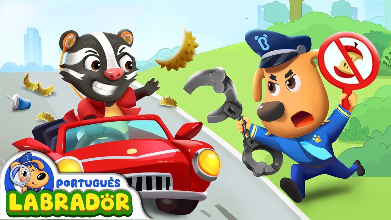 Detetive Labrador 🔍 - Quem Está Jogando Lixos? 😡💢 | Desenho Animado ...