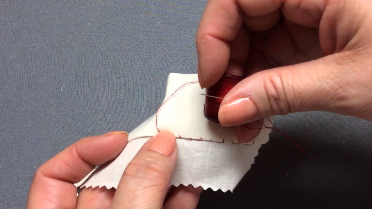 Locked hem stitch - YouTube