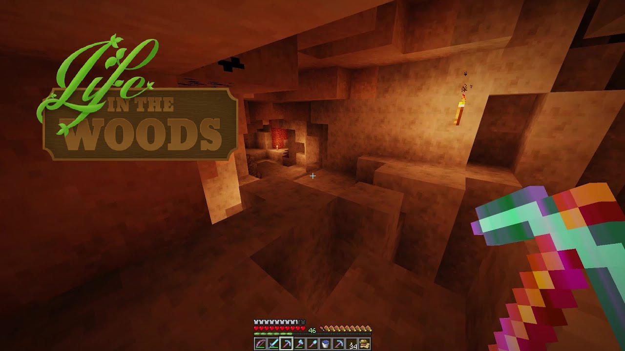 Life In The Woods #215 - More Rhyolite Mining - Minecraft Let's Play ...