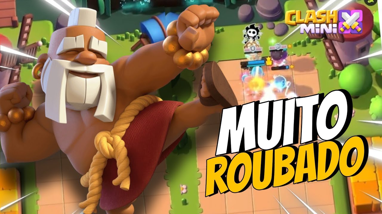 MONK ESTÁ GANHANDO OS DUELOS SOZINHO NO CLASH MINI ! - YouTube