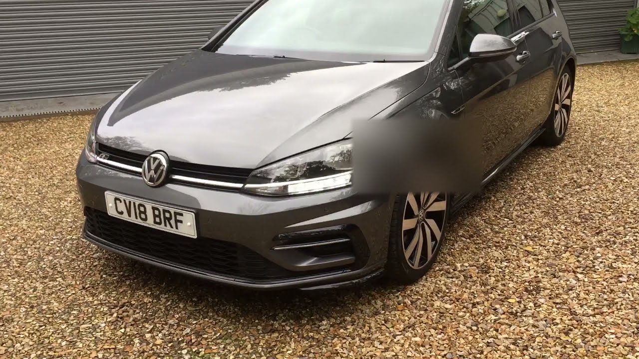 VW Golf 1.5 TSI Evo R-Line DSG Finished In Indium Grey Metallic - YouTube