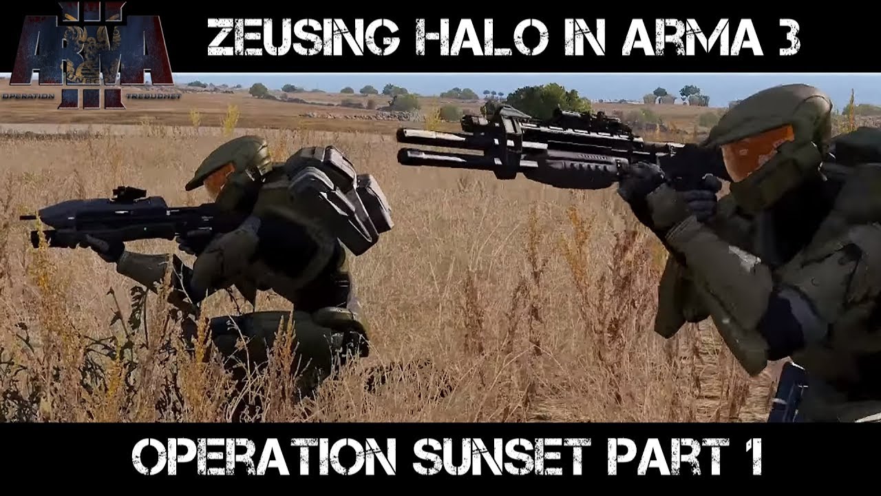 Halo in ArmA 3 - OpTRE Zeus Perspective - Operation Sunset part 1 - YouTube
