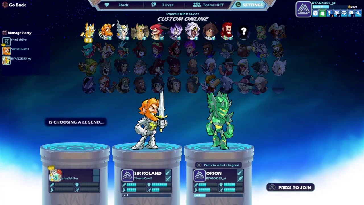 Ryan plays: Brawlhalla with silver the hedgehog - YouTube