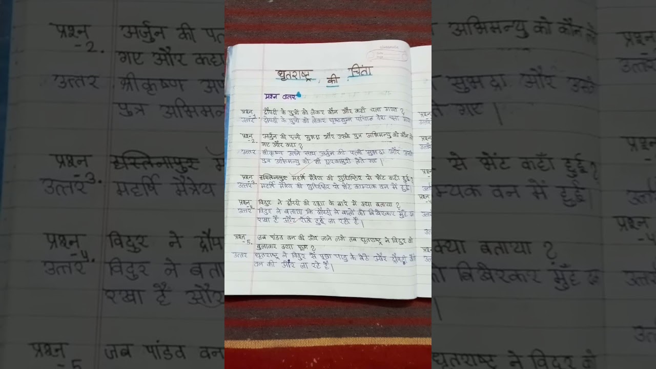Hindi Book Mahabharat Chapter Dhritrashtra Ki Chinta Question Answer hindi-book-mahabharat-chapter-dhritrashtra-ki-chinta-question-answer