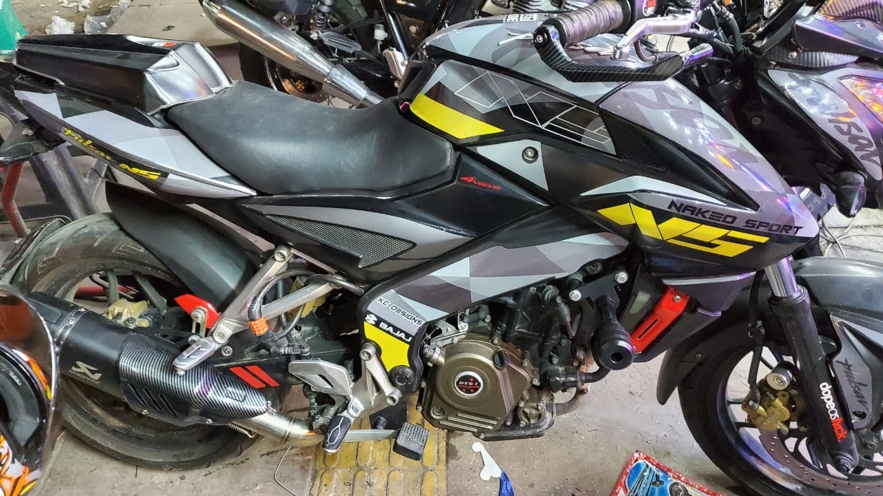 Bajaj Pulsar Ns 200 new look full modifed | pulsar ns modifation ...