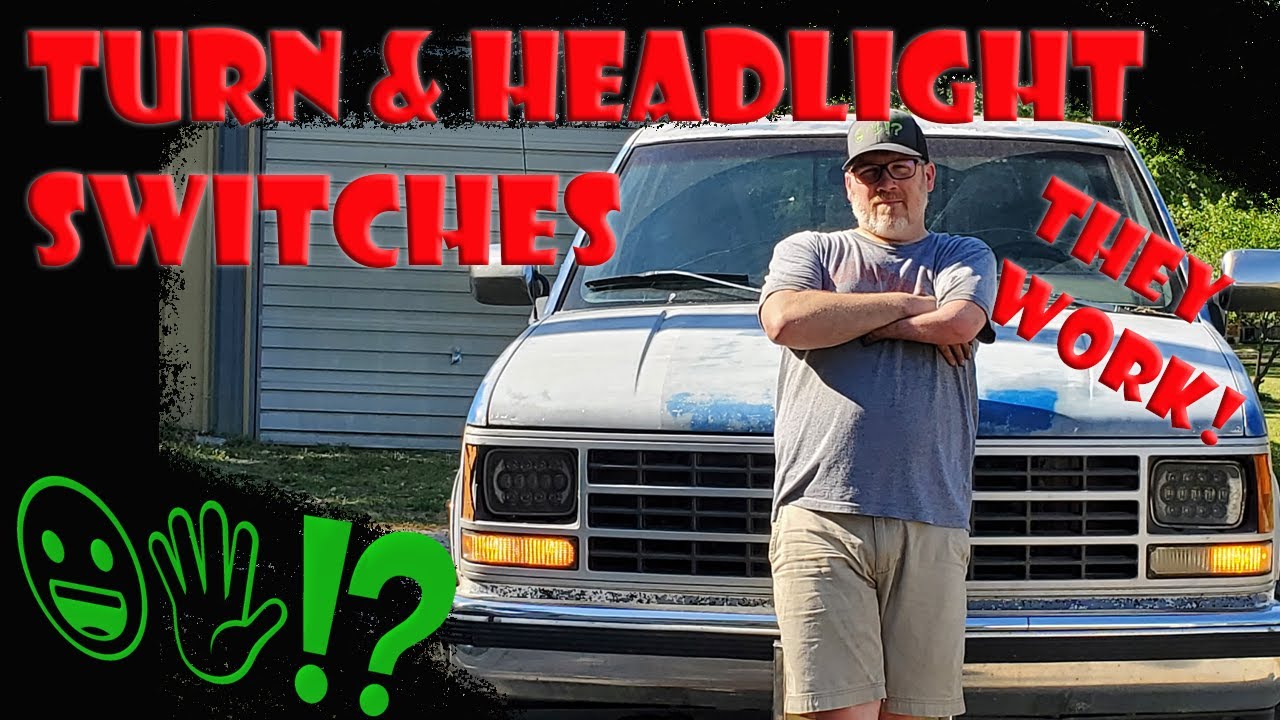Replacing Turn Signal & Headlight Switches 1989 Chevy Truck OBS Cruise ...