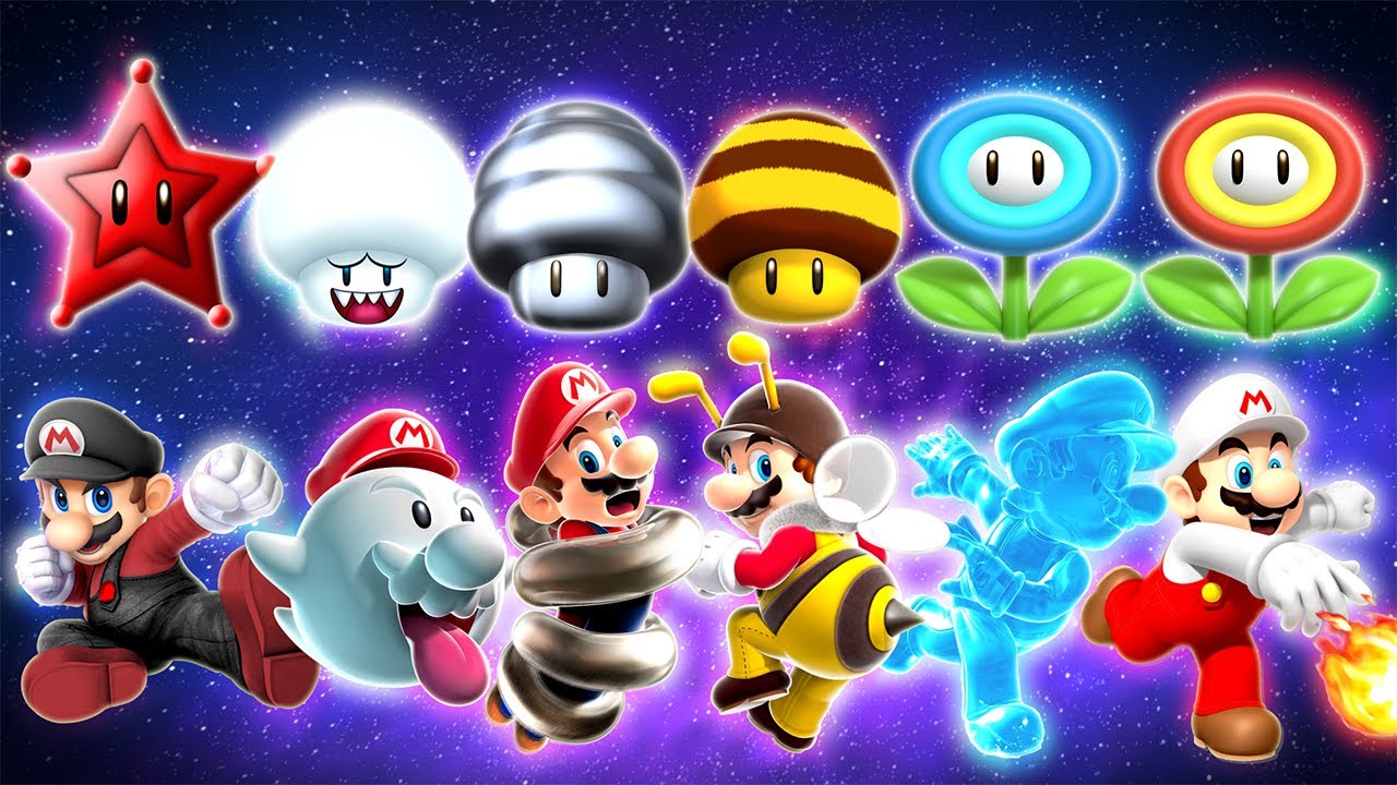 Super Mario Galaxy Power Ups