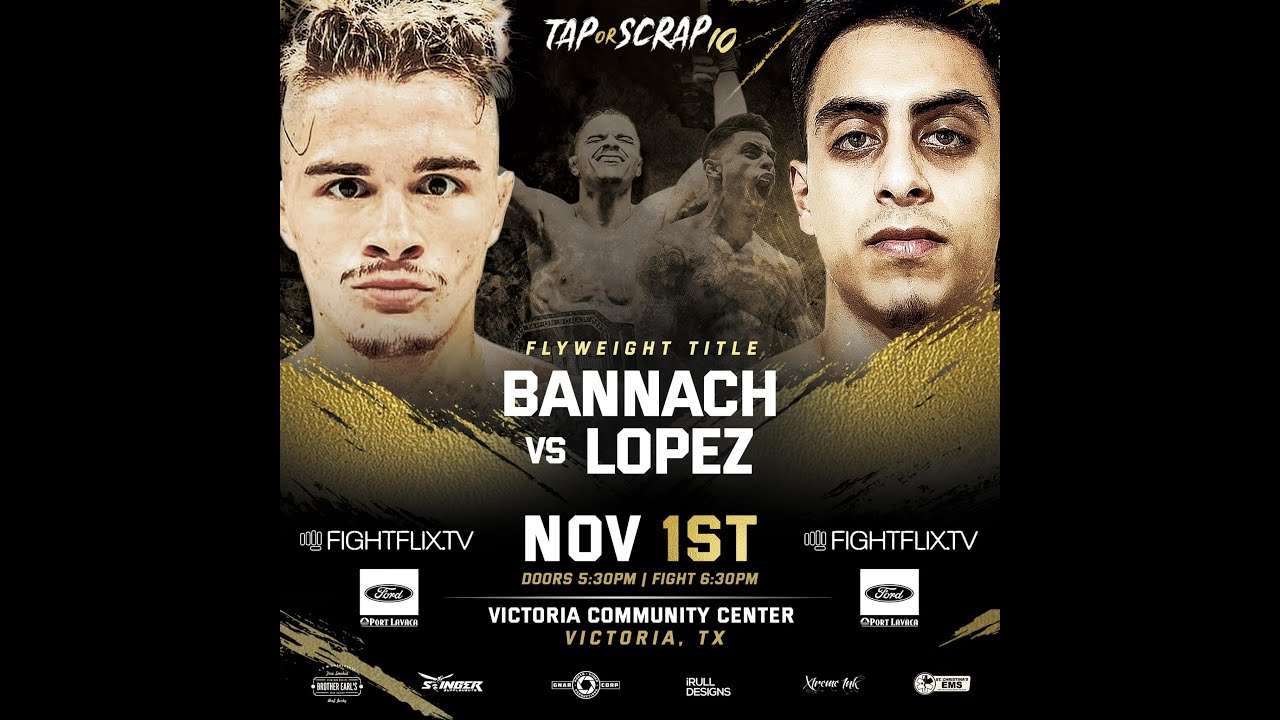 TOS 10 Flyweight title match between Michael Bannach vs Drew Lopez ...