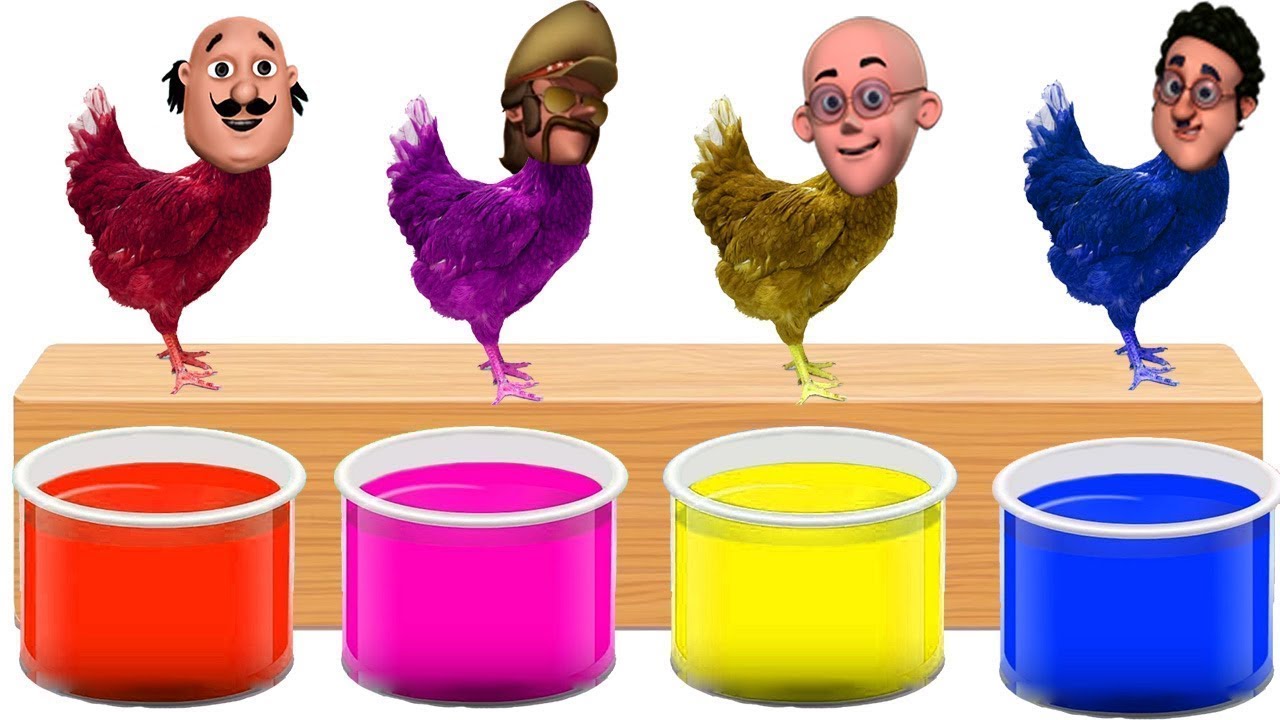 Motu Patlu Inspector Chingam ghasitaram chicken Ban Gaye | how to draw ...