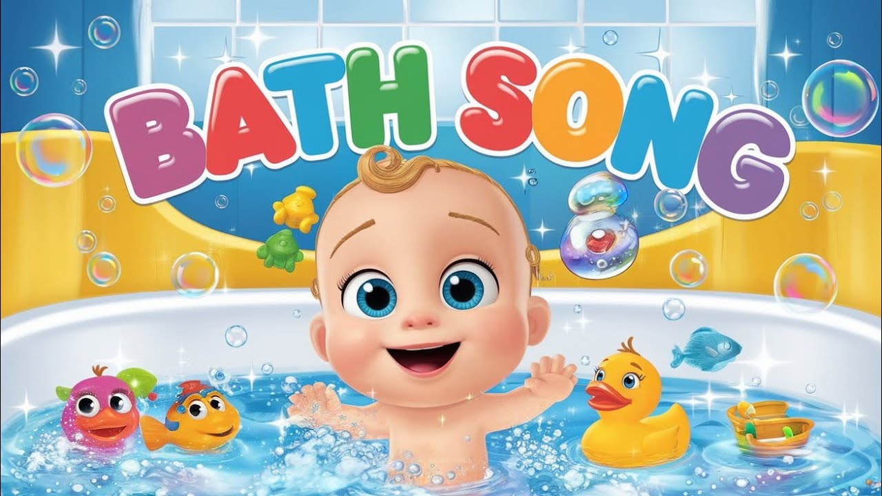 🎶 Bath Song for Kids | Fun Splish Splash Time with Bright Bees! 🛁🦆 - YouTube