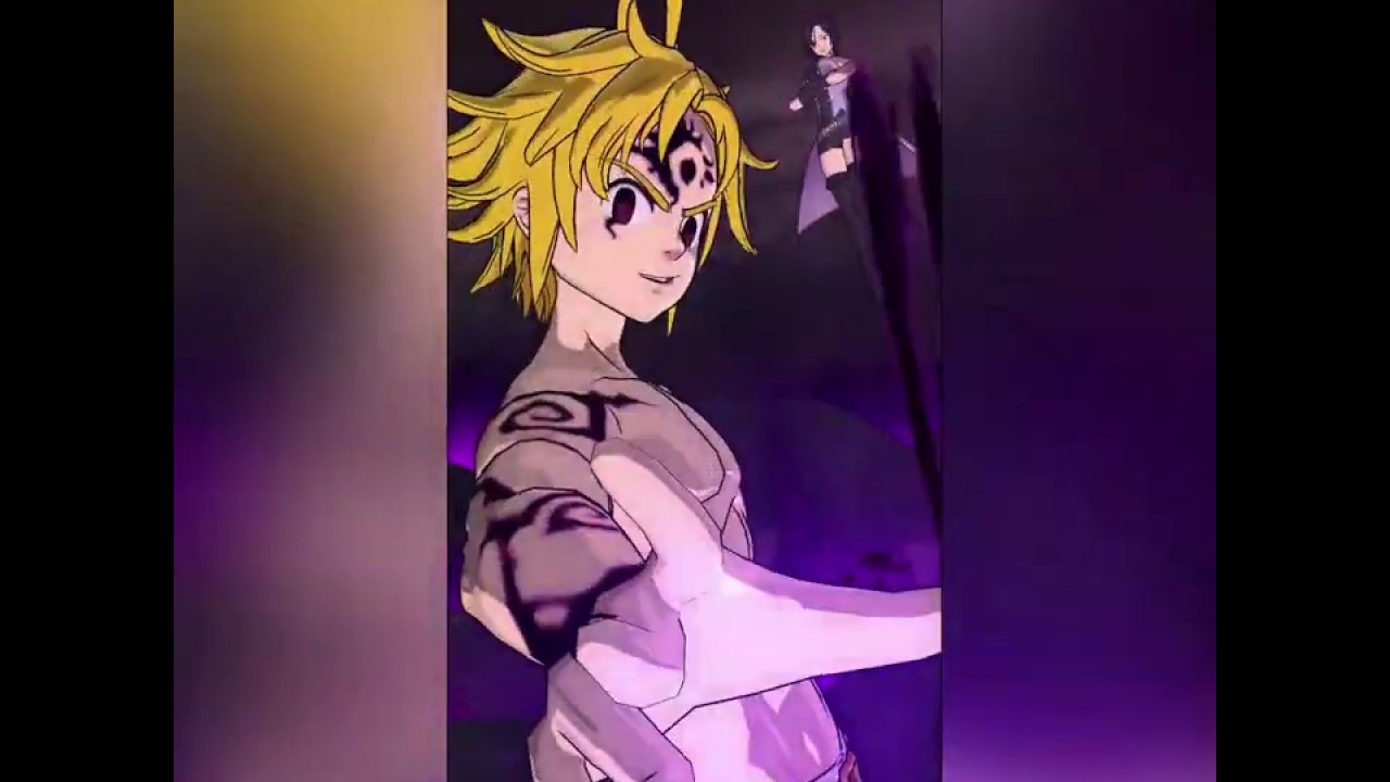 7 Deadly Sins Demon Meliodas and Merlin Combined Ultimate Attack ...