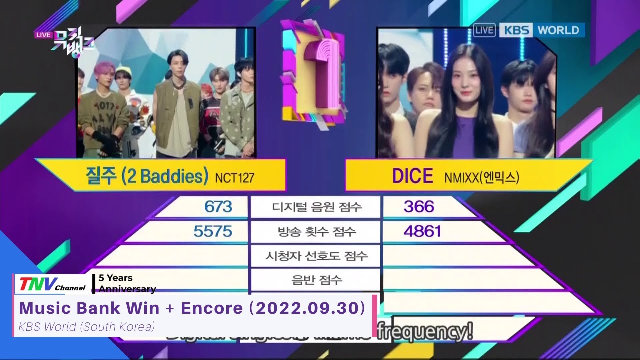 [HD 1080p] KBS World - Music Bank Win + Encore (2022.09.30) | NCT 127 ...