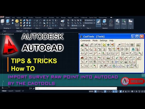 How to import Survey Raw Point(Coordinates) into the Auto cad by the ...