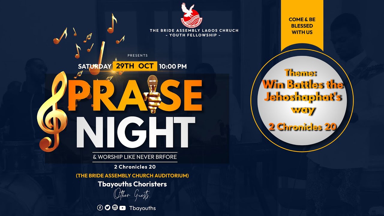 LIVE: THE BRIDE ASSEMBLY YOUTH GENERAL VIGIL "PRAISE NIGHT" SAT 29TH ...