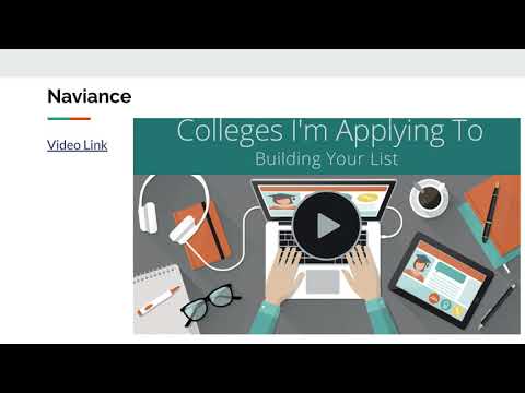 #3 - Naviance and Common App - YouTube