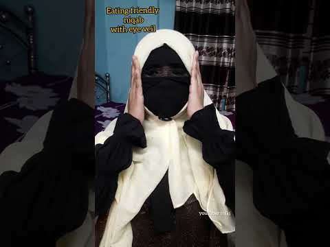 how to wear niqab with scarf? most easy niqab with eye veil | full face ...