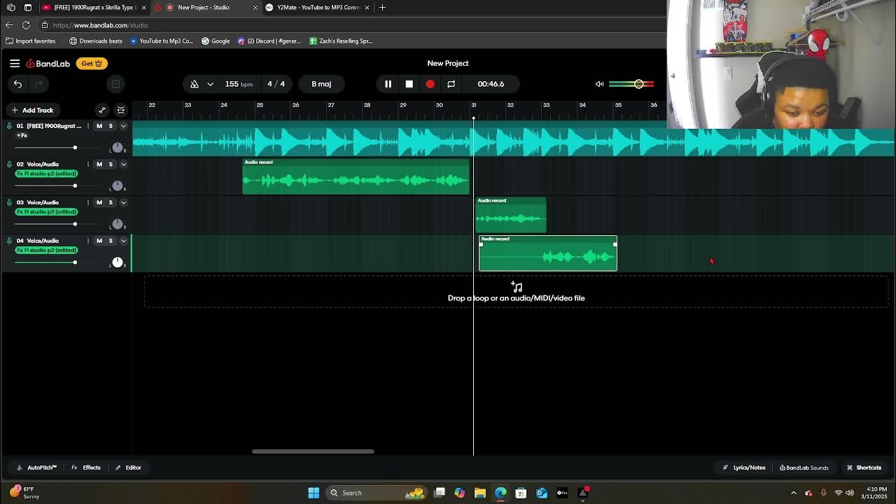 How To Record On Bandlab PC| Recording Process - YouTube