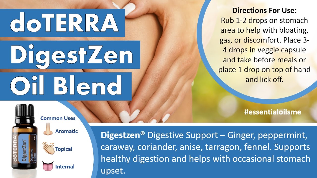 Superb doTERRA DigestZen Oil Blend Uses - YouTube