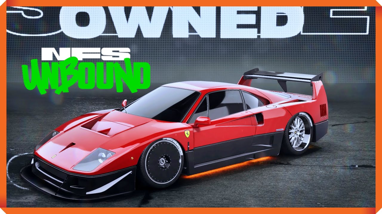 Need for Speed Unbound | Ferrari F40 Complete Customization Details | S ...