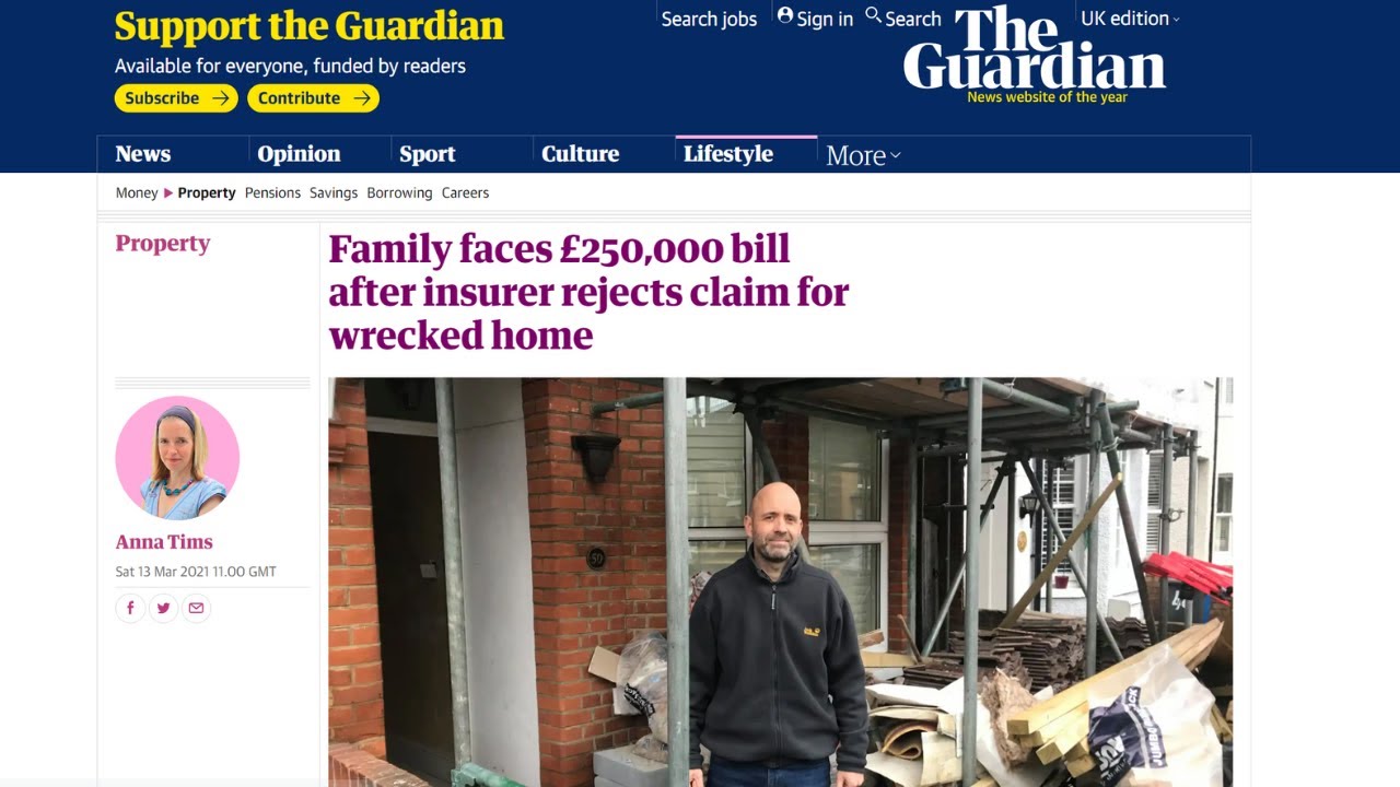 The day my house collapsed – Introduction to James Hobby’s story - YouTube
