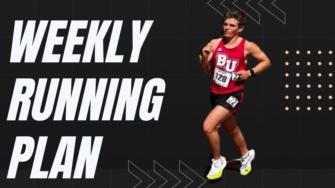 How To Create a Weekly Running Plan - YouTube