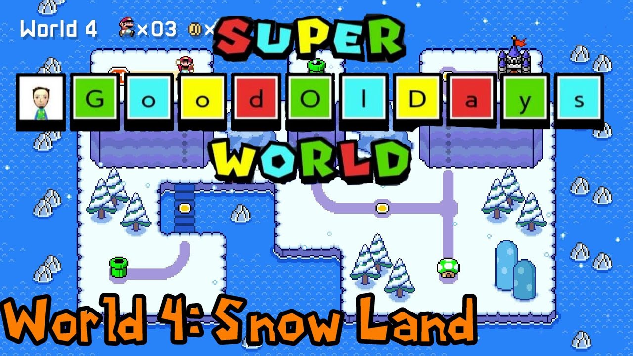 Super Mario Maker 2 - Snow Land (World 4 of My Super World) - YouTube