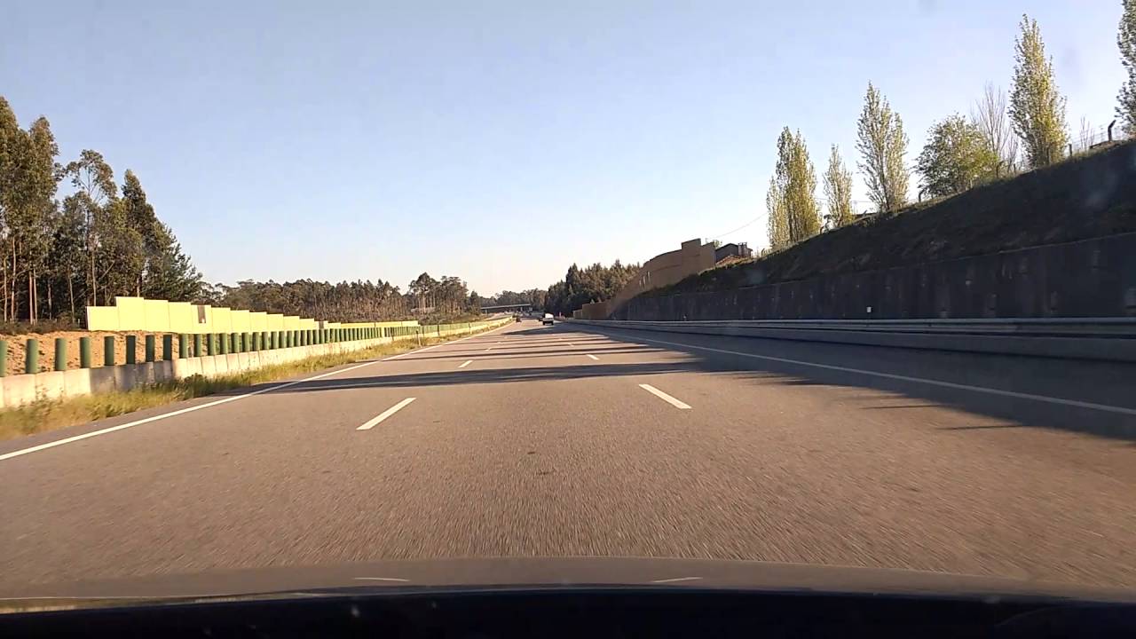 Auto Estradas Portugal sentido Espanha - YouTube