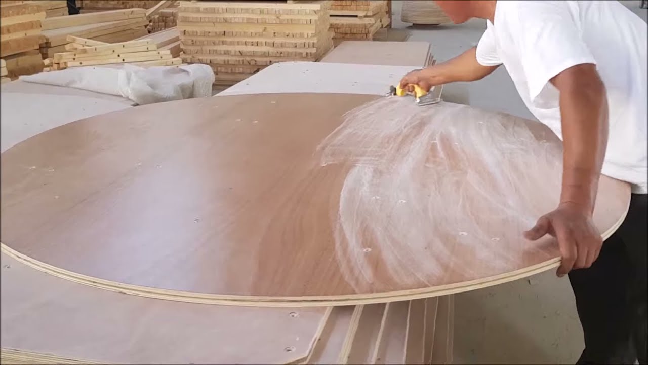 Banquet Table Production Process - YouTube