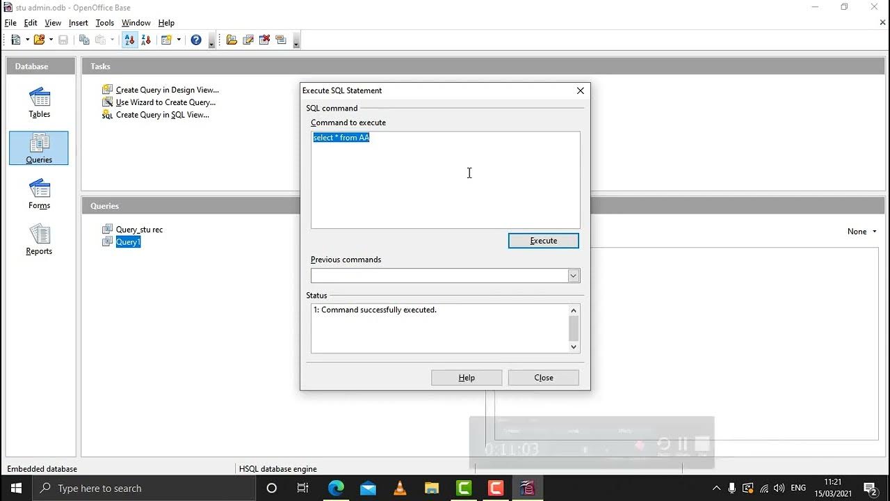 Class 10 Information Technology Database Management System Structured Query Language Youtube