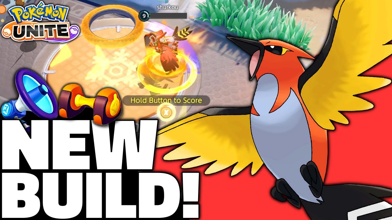 Pokémon Unite Talonflame Build For INSANE UNITE BURST!😳 (Master ...