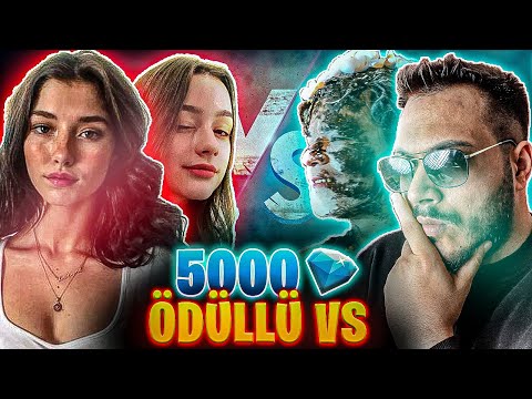 2 KIZ VS 2 ERKEK | 5000 ELMAS ÖDÜLLÜ | Mobile Legends 2022