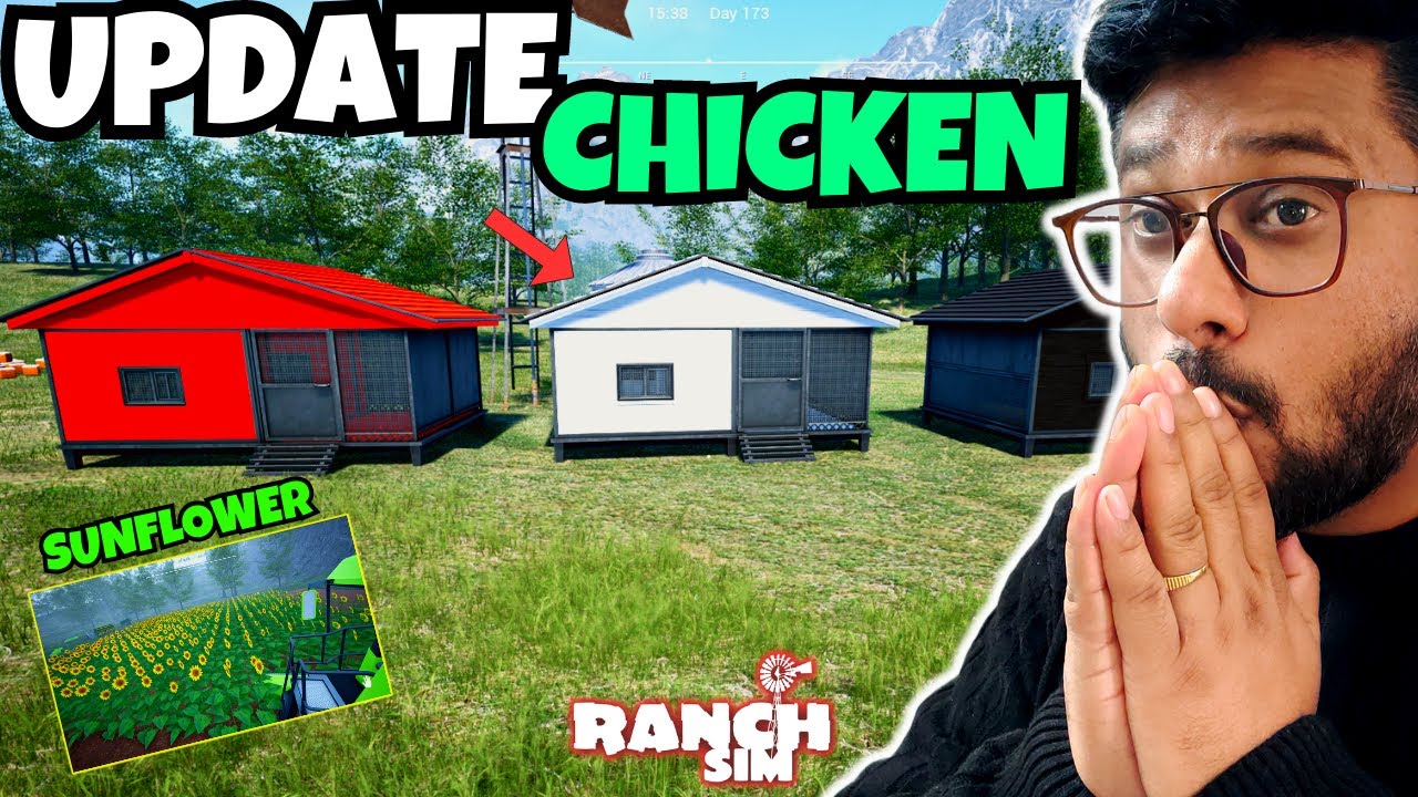 NEW & UPDATE BIG CHICKEN COOP BARN In RANCH SIMULATOR #43 - YouTube