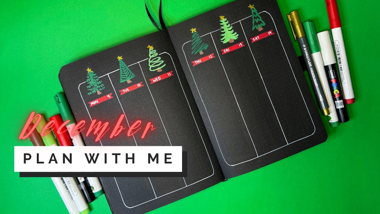 December 2024 Bullet Journal | Plan With Me - YouTube