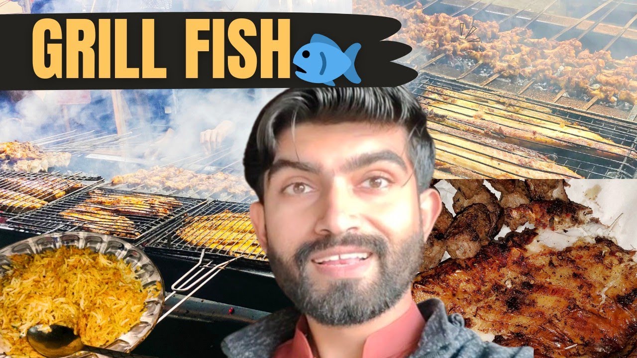 Grilled Fish With Rice || BBQ Fish In Gujranwala || By Musab Bin Adeel ...