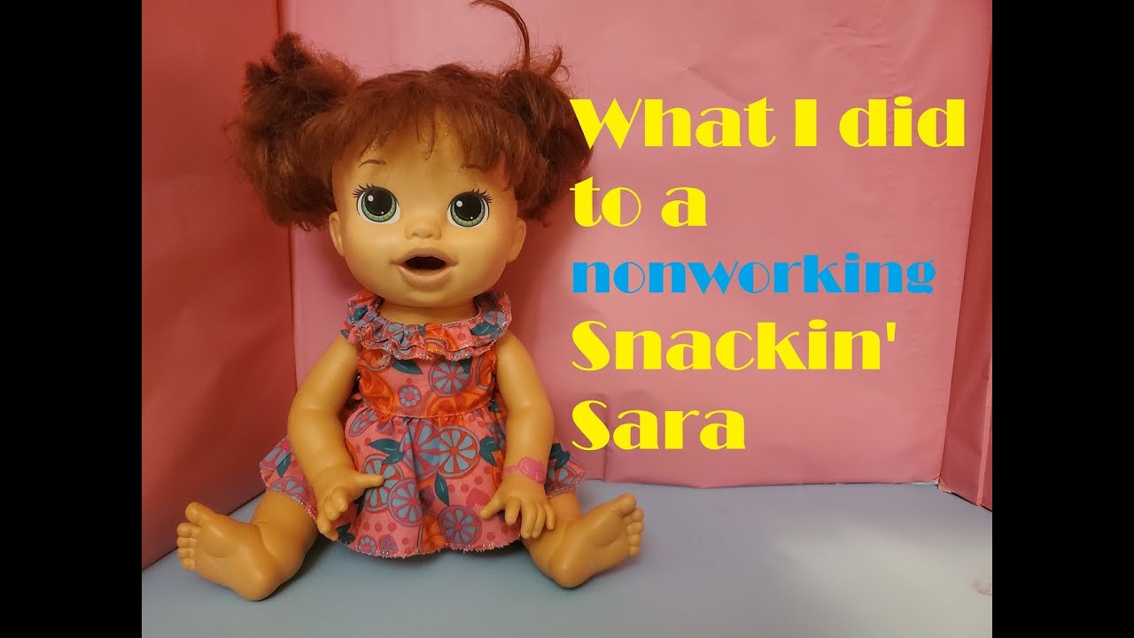 Show & Tell: What I did to a NONWORKING Snackin' Sara - YouTube