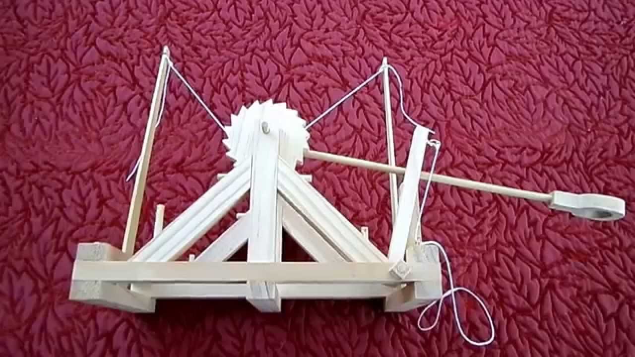 Leonardo da Vinci's Catapult - YouTube