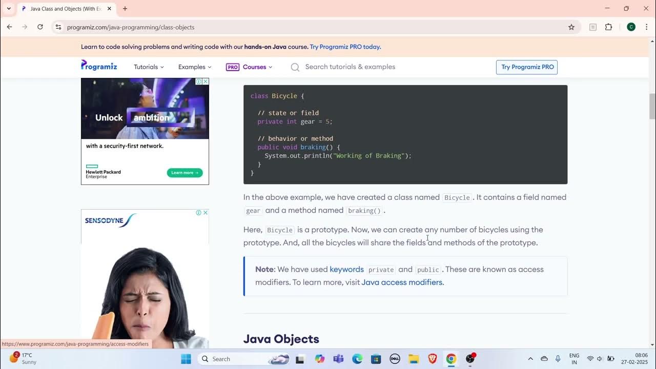 Java Class and Objects - YouTube