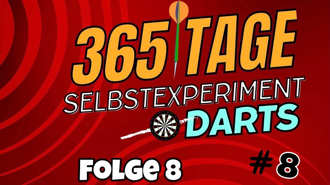 Selbstexperiment🧪 WIE GUT kann man in 365 Tagen DARTS 🎯 werden? (9 ...