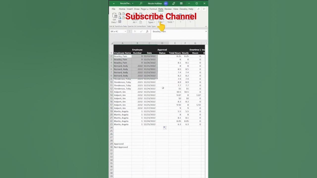 Full Excel Toturial Color Code Status 1 Minut #excelshortcuts #exceltip ...