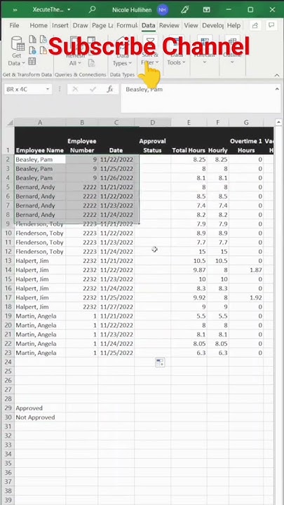 Full Excel Toturial Color Code Status 1 Minut #excelshortcuts #exceltip ...