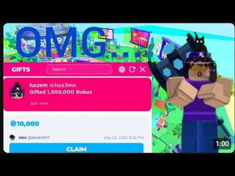Claiming all my Gifts in PLS DONATE! PART-2 |ft #hazem #roblox # ...