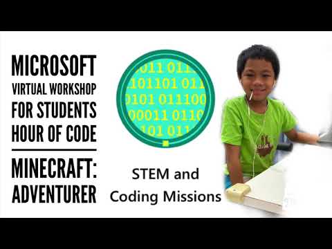 Microsoft Virtual Workshop | Hour of Code | Minecraft Adventurer - YouTube