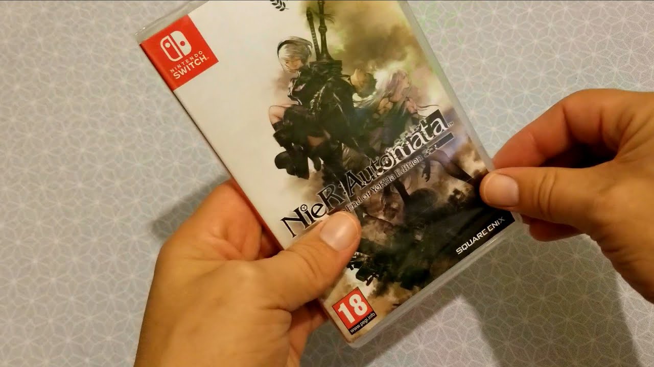 UNBOXING NIER : AUTOMATA SWITCH (THE END OF YORHA EDITION) - YouTube